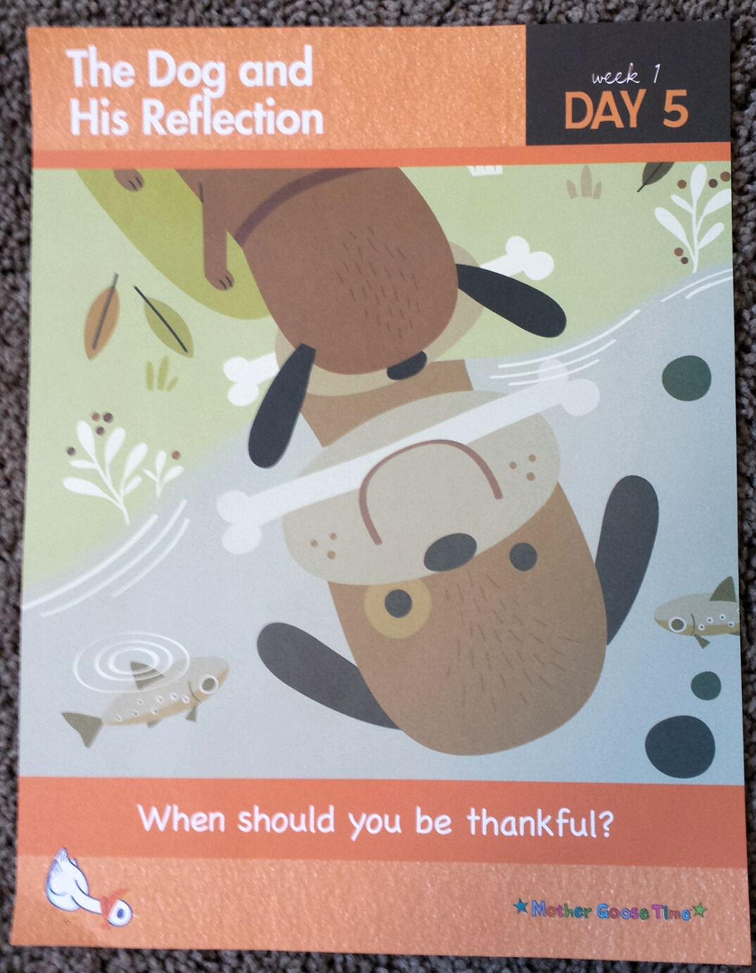 Adorable Little Moments: Fables and Folktales - The Dog and His Reflection