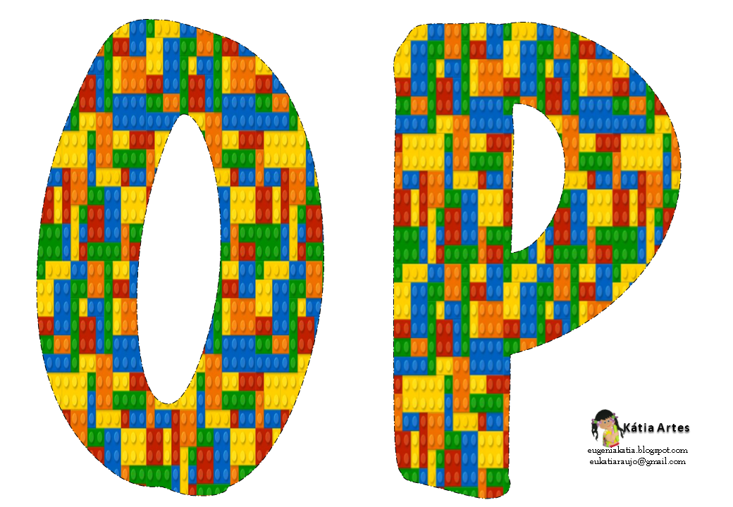 Alfabeto de Lego. - Oh my Alfabetos!