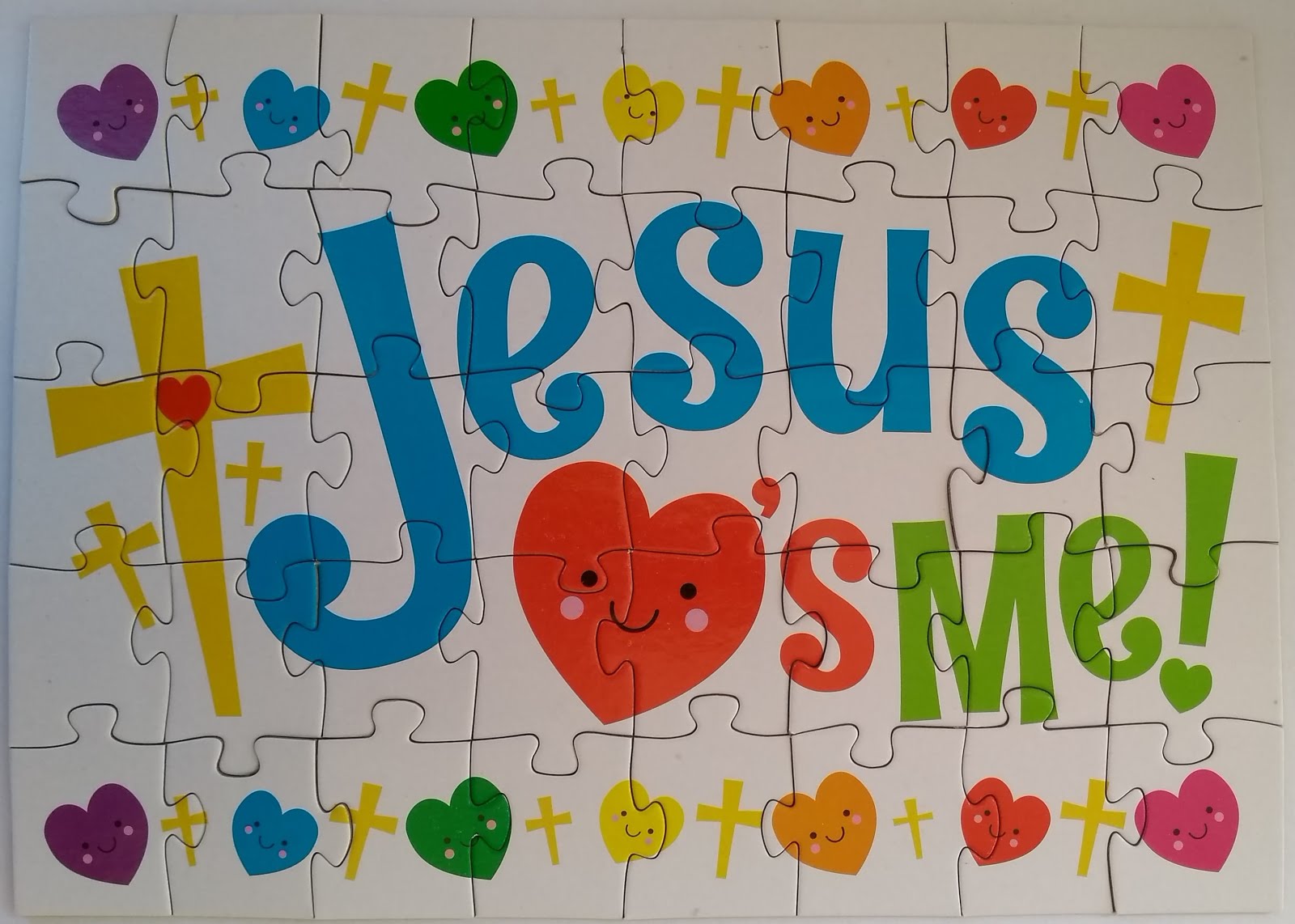 Petersham Bible Book & Tract Depot: Jesus Loves Me Mini Puzzle in a Can