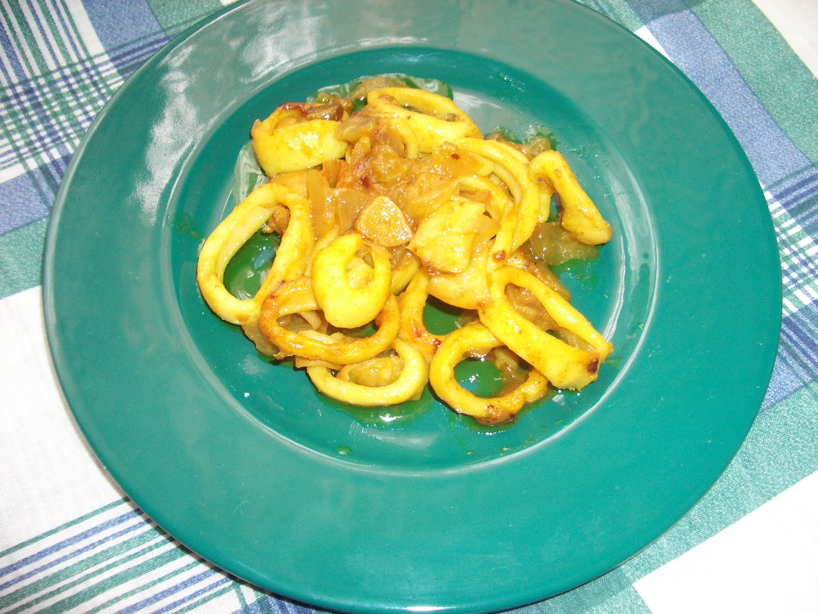 LAS RECETAS DE AMATXU: CALAMARES AL CURRY/ CURRY SQUIDS