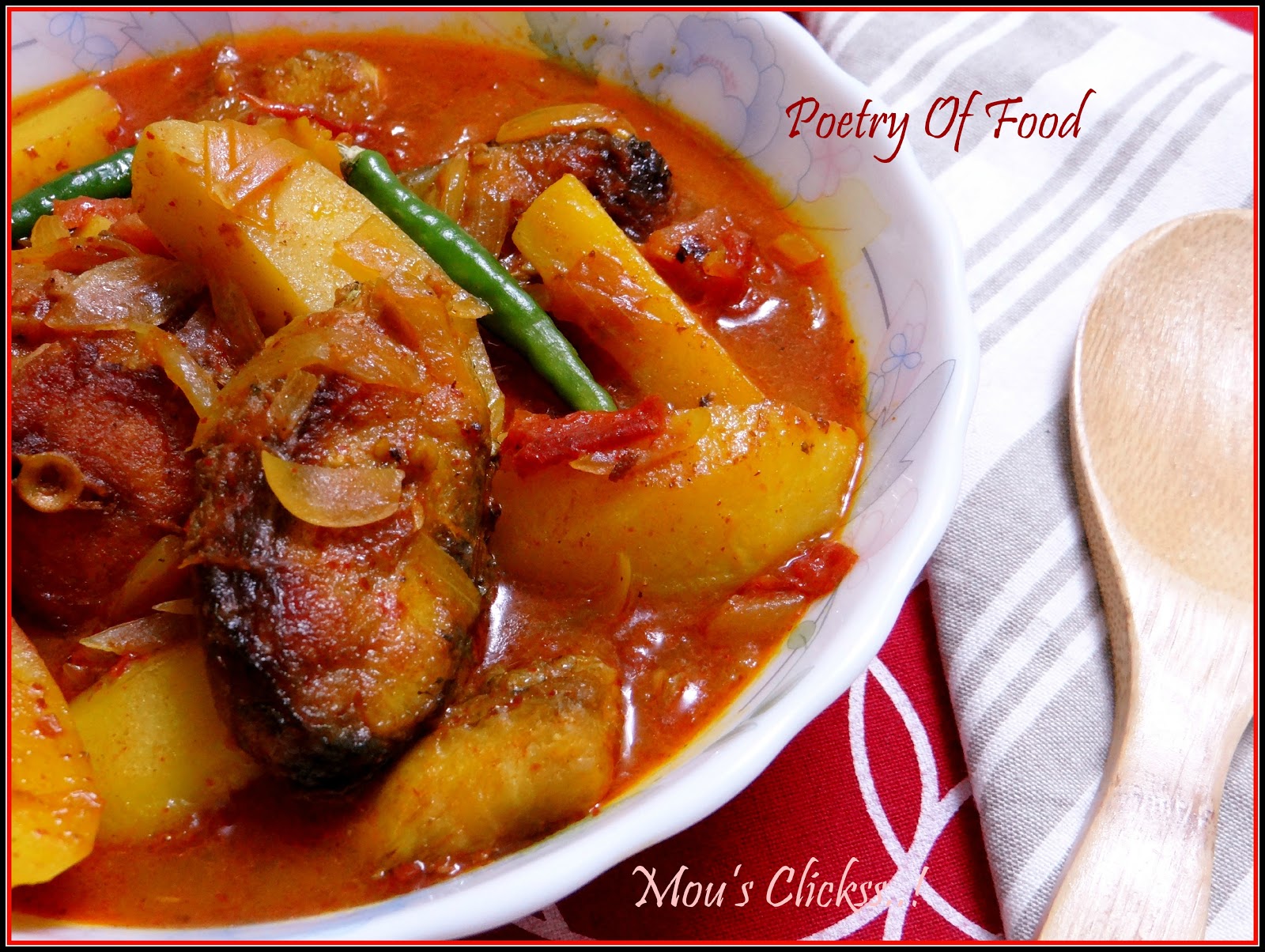 Poetry of Food: Tangy Fish And Tomato Curry..!! Masoor Tenga..!!!