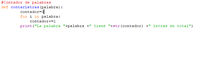 Contar caracteres (Python)