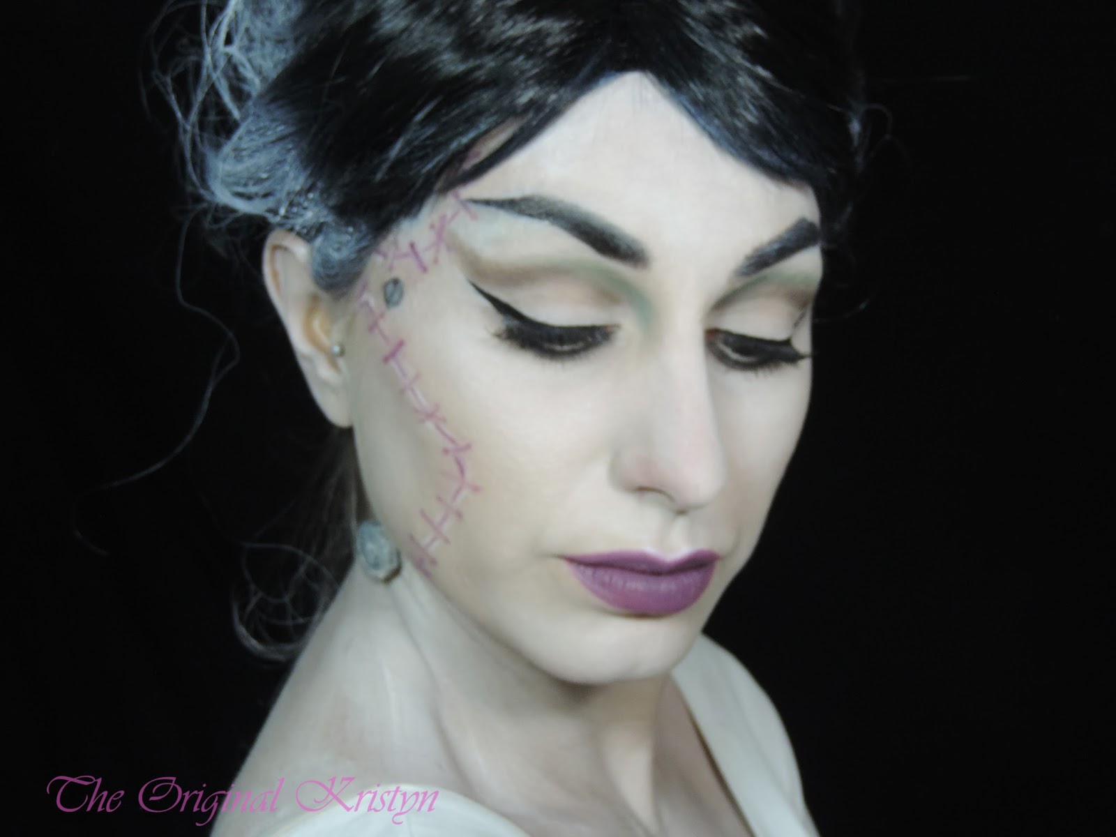 The Original Kristyn: MAQUILLAJE INSPIRADO EN LA NOVIA DE FRANKENSTEIN ...