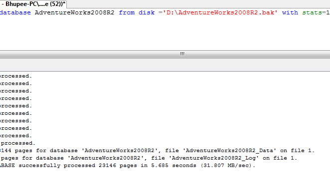 Restore Checkpoint (CKP) File in SQL Server - SQL Server
