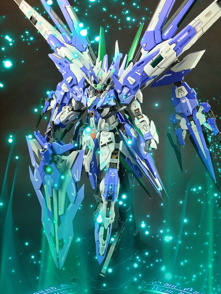 Custom Build: MG 1/100 Gundam 00 Amazing QAN [T] [GBWC 2017]