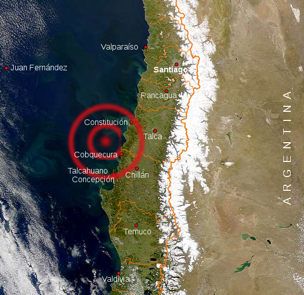 GEOLOGY around the world: Terremoto y Tsunami de Chile 2010