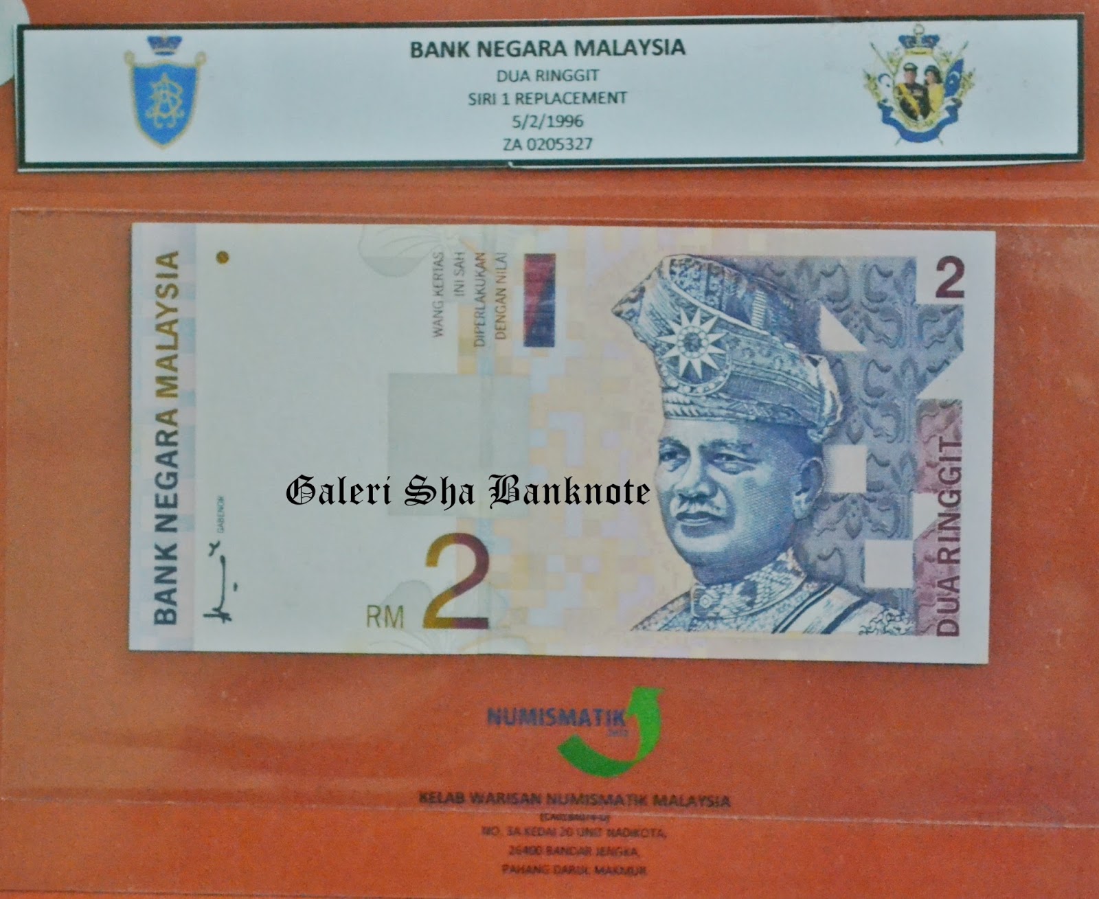 Galeri Sha Banknote: WANG KERTAS DUA RINGGIT
