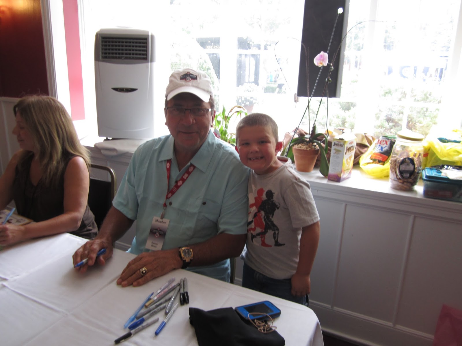 foul bunt: Hall of Fame Induction Weekend - Meeting Johnny Bench