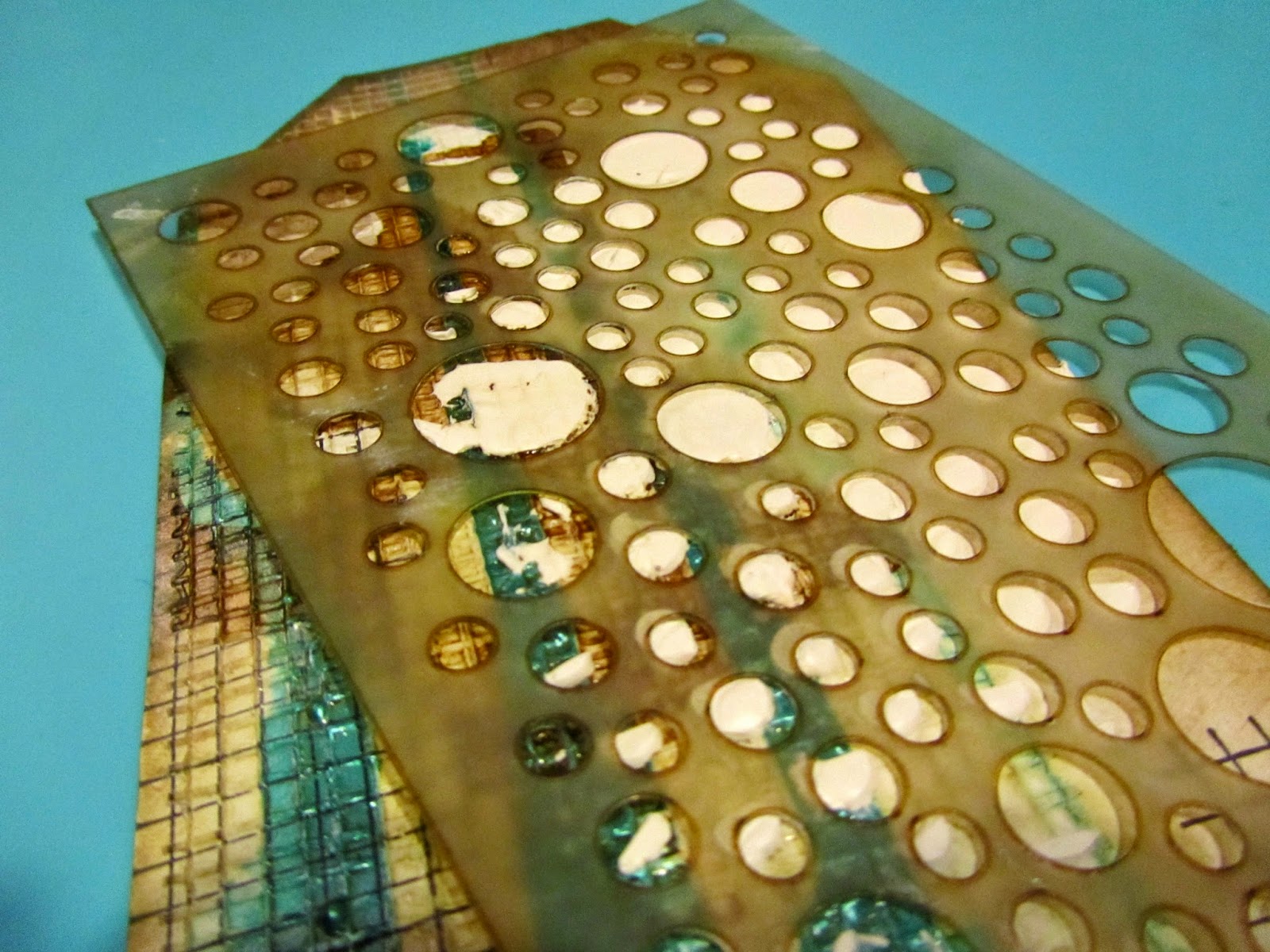 S.W.A.T. Scrap Warriors: November Basic Training-Stamping Through a Stencil