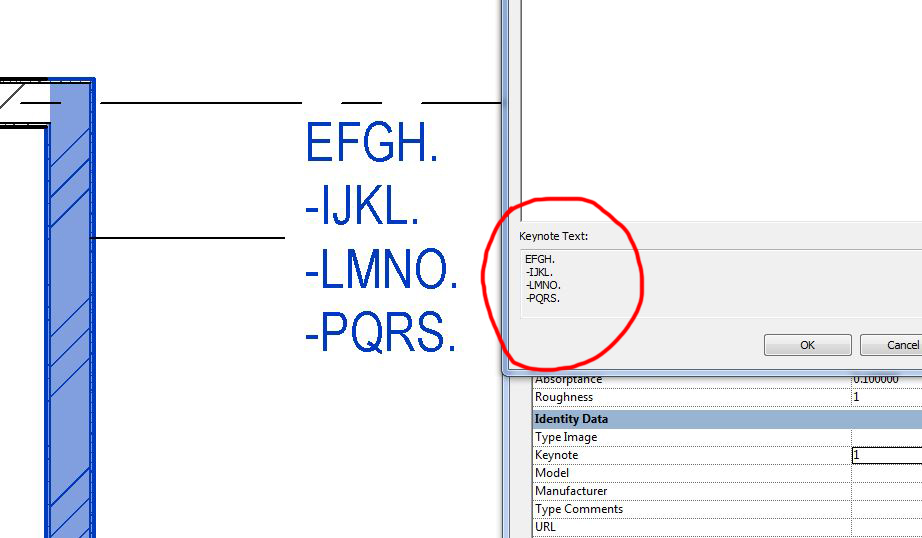 REVIT #4 : CREATING MULTILINE TEXT IN REVIT KEYNOTE TEXT
