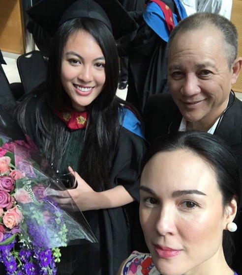 Dominique Cojuangco graduates in fashion design