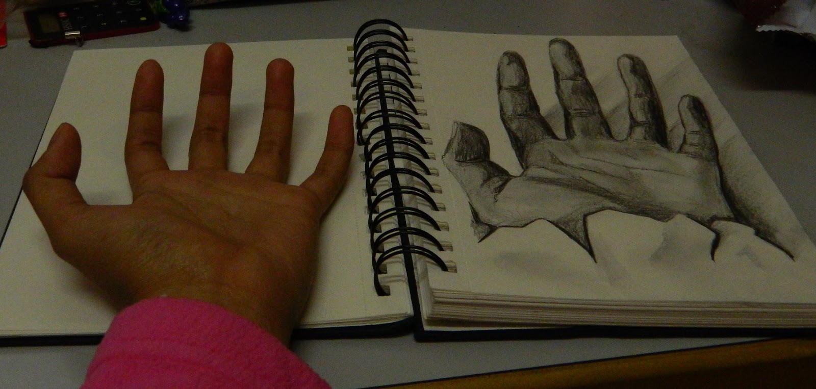 Karya Eju!: 3D anamorphic drawing-hand