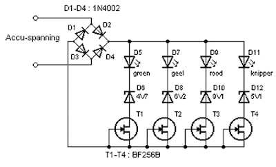 Simple Accu Indicator Circuit Diagram | Supreem Circuits Diagram and ...