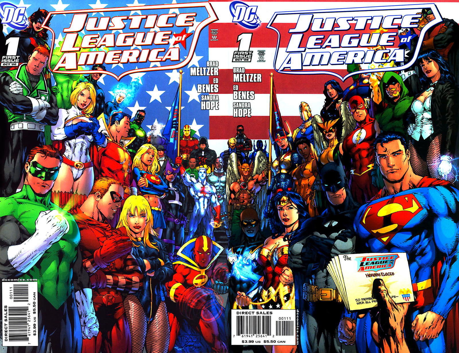 [Cover] The Justice League of America(2006)#1. Art by Ed Benes : r/DCcomics