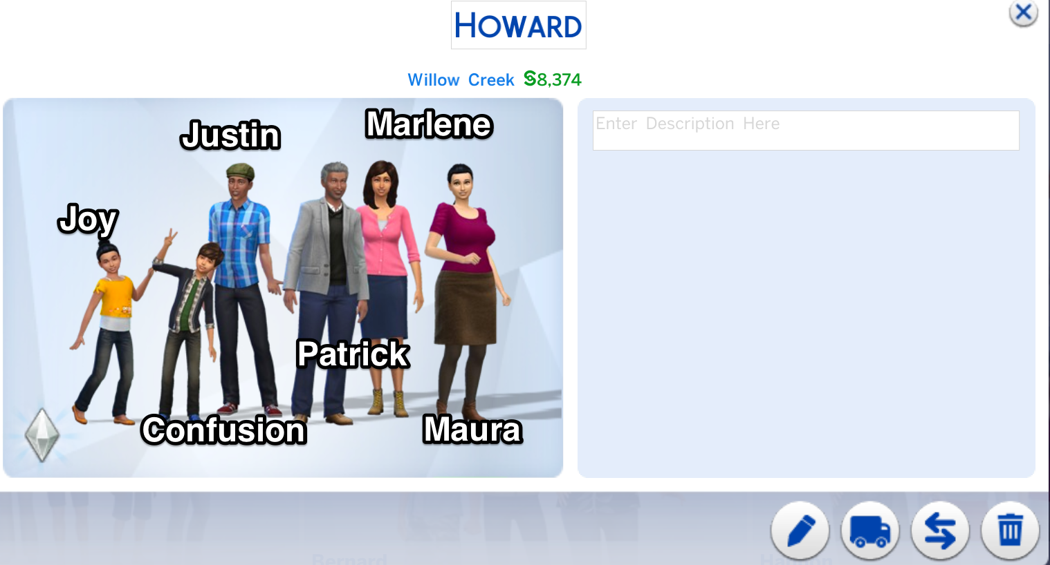 Tranquility Creek: A Sims 4 Prosperity Challenge: Howard 1: Round 4