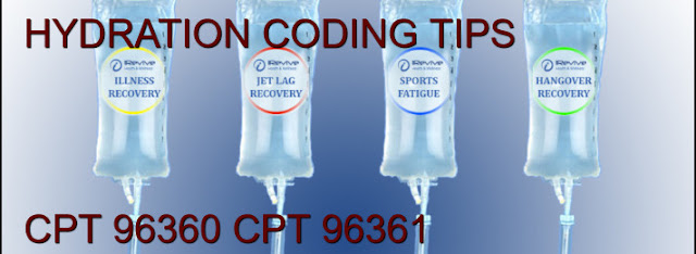 Superb Coding Tips For Hydration Cpt Code 96360 And 96361