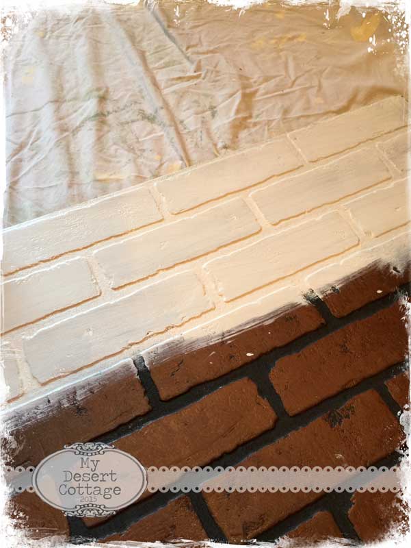 **My Desert Cottage**: Faux Brick Wall Tutorial