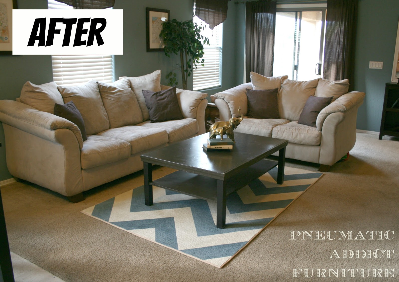 DIY Chevron Rug | Pneumatic Addict