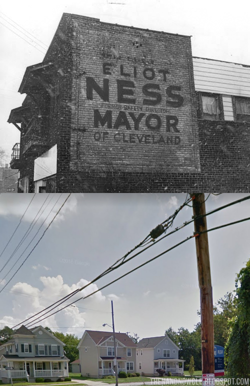 Then and Now Cleveland: 1979: 1947 Eliot Ness Sign
