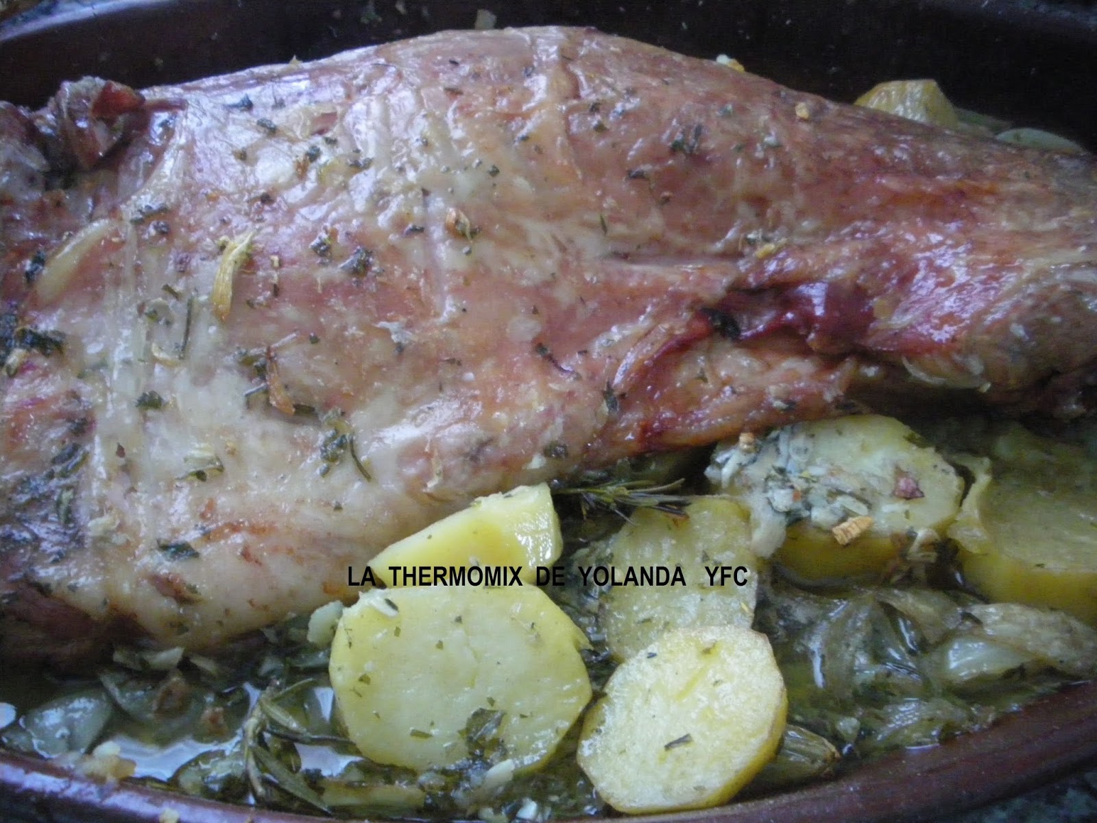 La Thermomix de Yolanda: CORDERO ASADO AL ROMERO