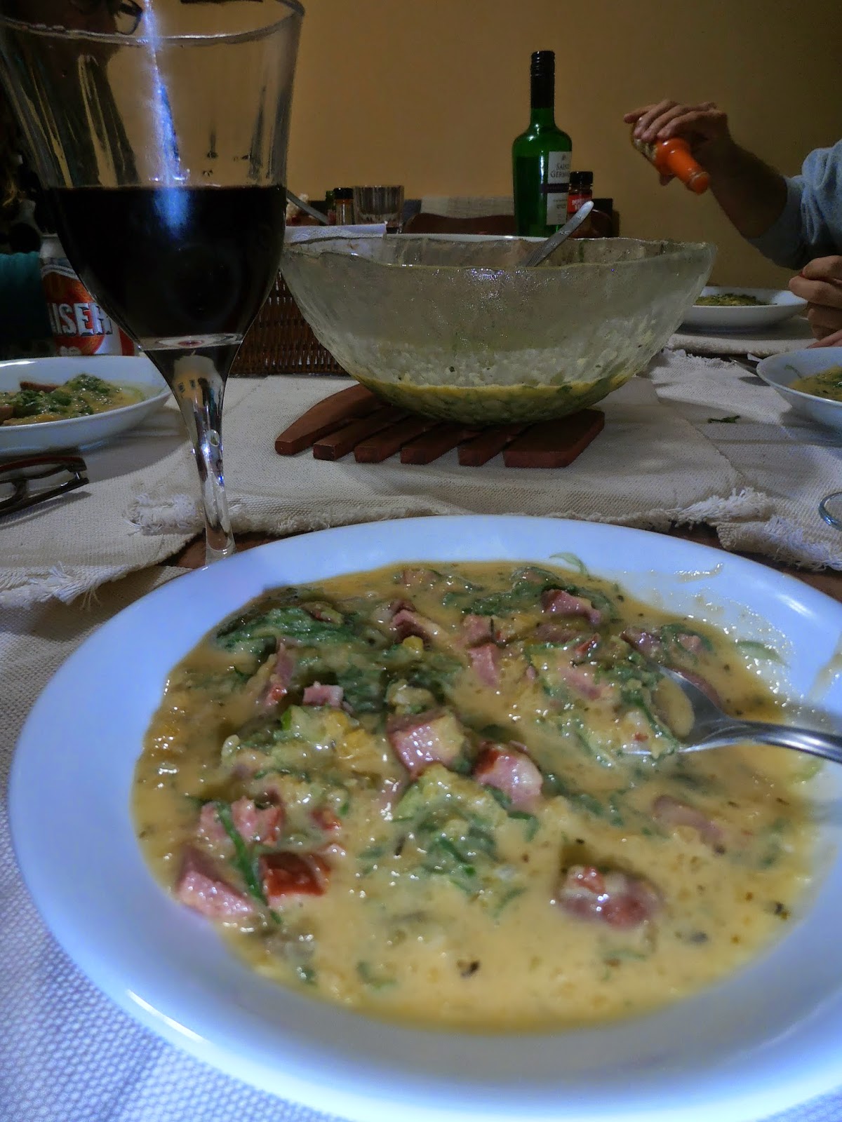 Salsa Com Pimenta: Sopa de Batata Baroa (Mandioquinha)