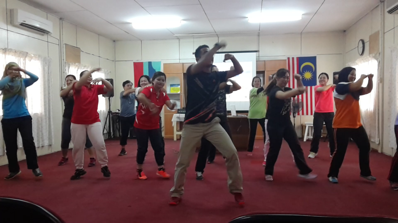 Pusat Maklumat Pemakanan Keningau, Sabah: KURSUS ASAS JURULATIH SENAMROBIK