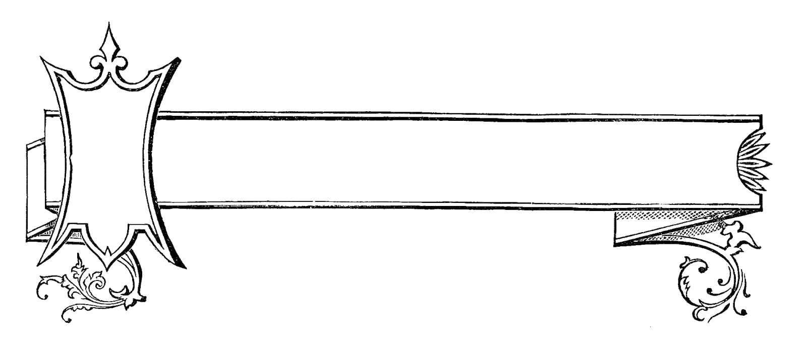 Digital Stamp Design: Free Label Digital Stamp: Vintage Long, Rectangle ...