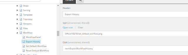 Export Sitecore Workflow History