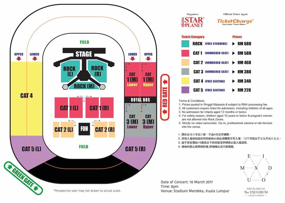 14 Jan Ticket Launch: EXO PLANET #3 - The EXO’rDIUM - in Kuala Lumpur