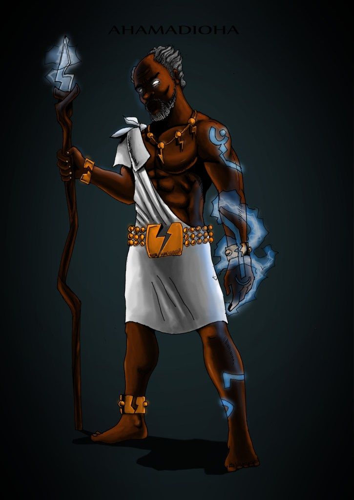 DEJEMOS QUE CORRA EL AIRE: AMADIOHA : DIOS DE LAS TORMENTAS ELÉCTRICAS