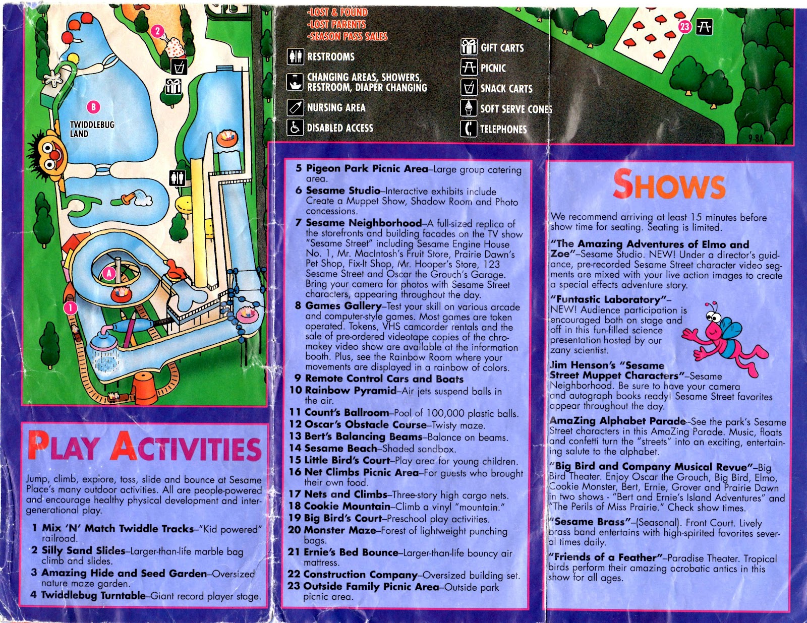 Sesame Street Set Map