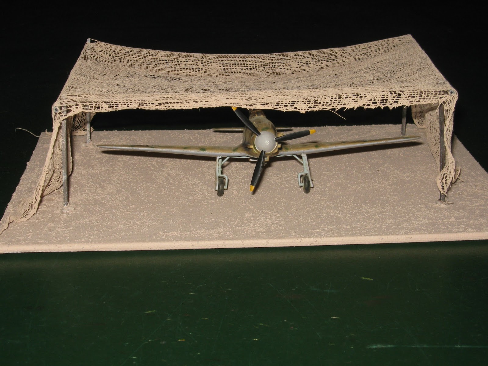 The Miniatures Man: Camouflage netting for aircraft