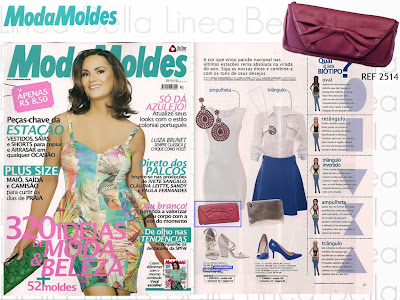 Linea Bella: Linea Bella na Revista Moda Moldes