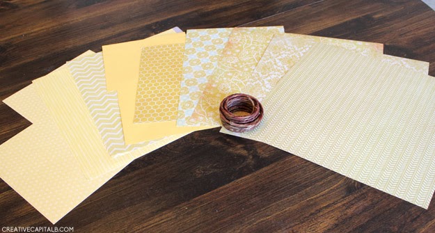 Capital B: Natural Wire Spring Flower Wreath