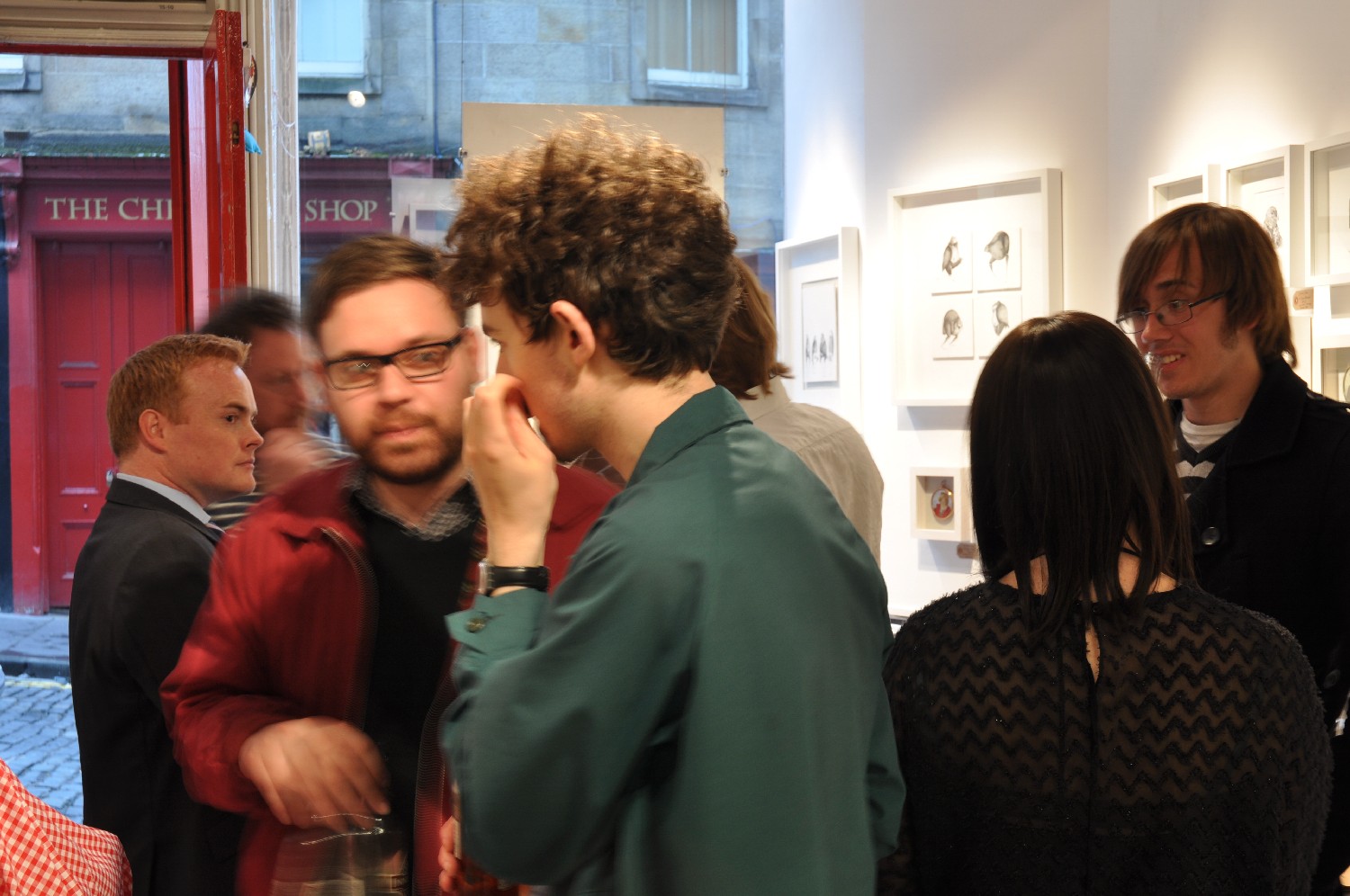 The Red Door: @AJLAphotostudio documents distinguished artist - Ewan ...