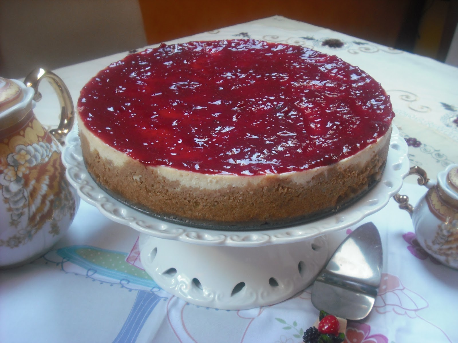 Operación Pastelito:: New york cheesecake ( thermomix)