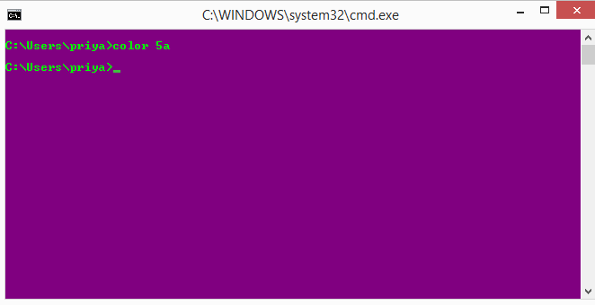 How to change color in Command Prompt CMD? | Asan Job Portal