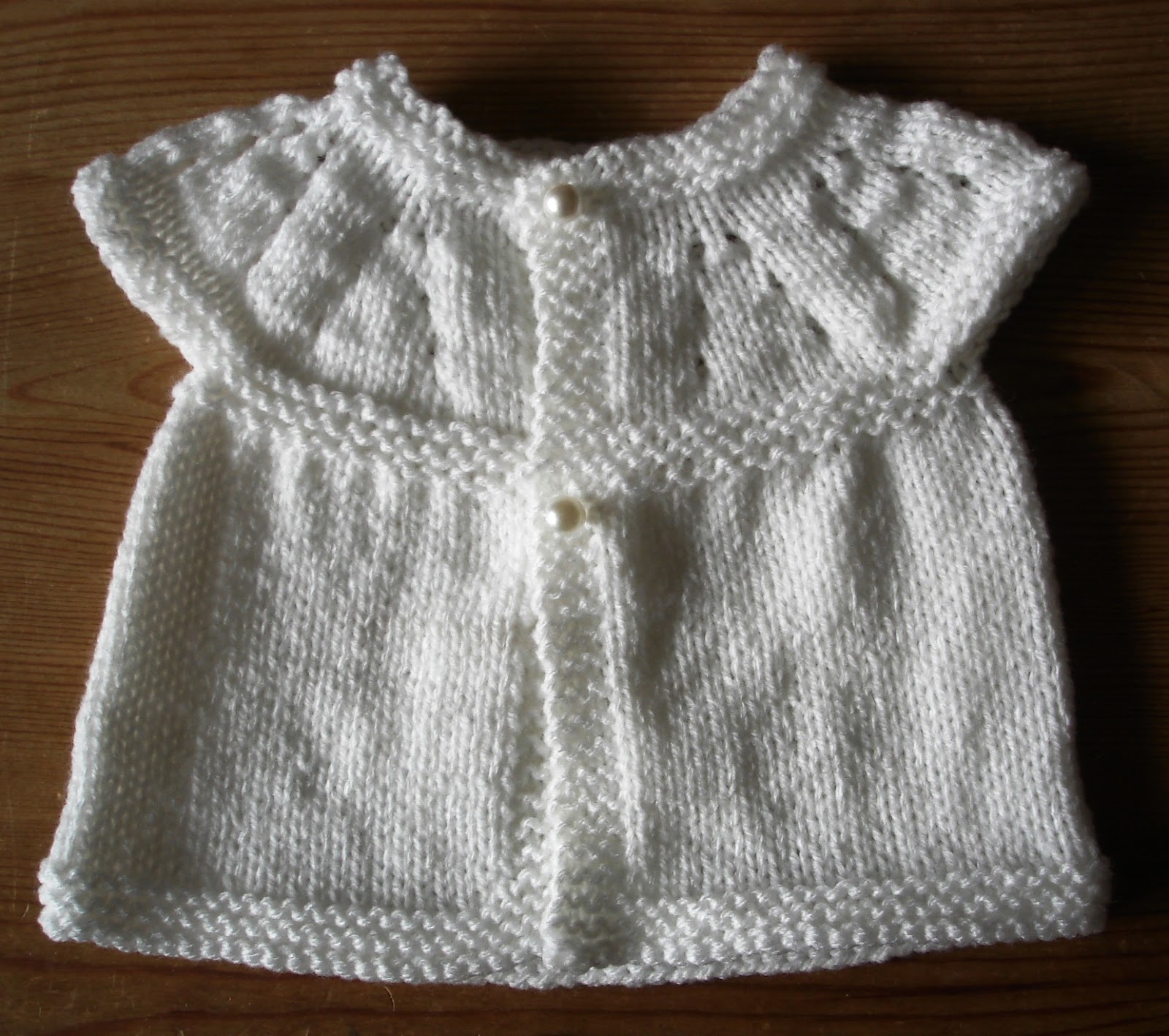 Marianna's Lazy Daisy Days: All-in-one Knitted Baby Tops