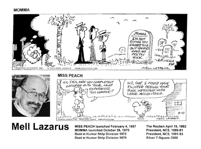 Mike Lynch Cartoons: Mell Lazarus 1927 - 2016