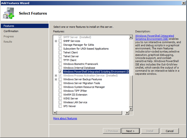 Suhail Cloud Install Powershell Ise In Windows Server 2008 R2