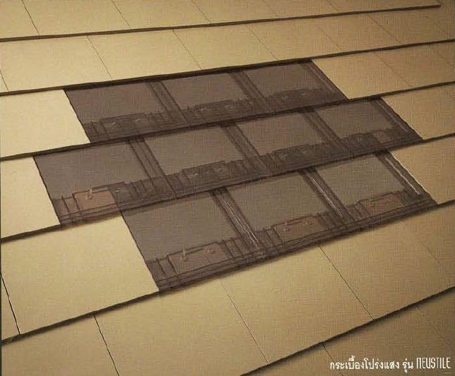 กระเบื้อง หลังคาแผ่นเรียบ เอสซีจี นิวสไตล์ Neustile SCG หลังคาคอนกรีต ...