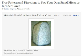 meggiecat: DIY KitchenAid Mixer Cover