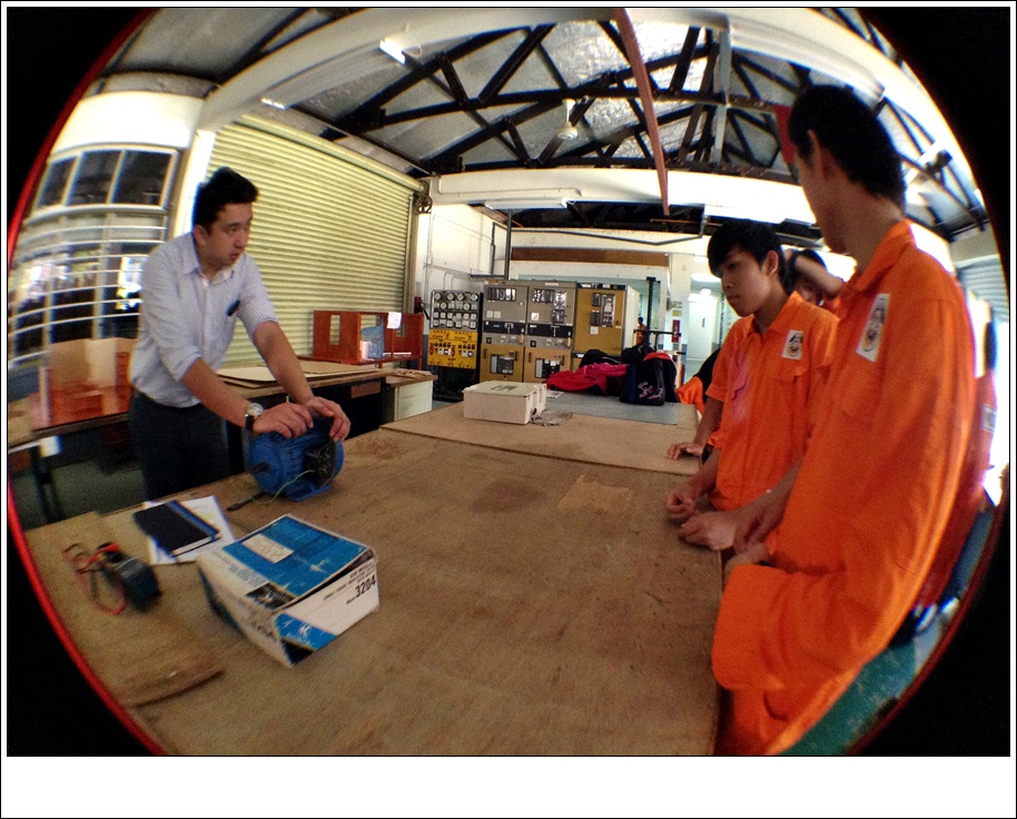 Student Life: Electrical workshop practice.