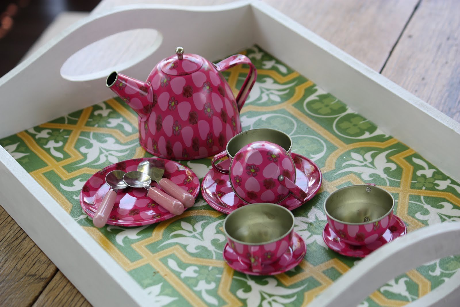 Crafty Friday: Project 5: Mod Podge Trays