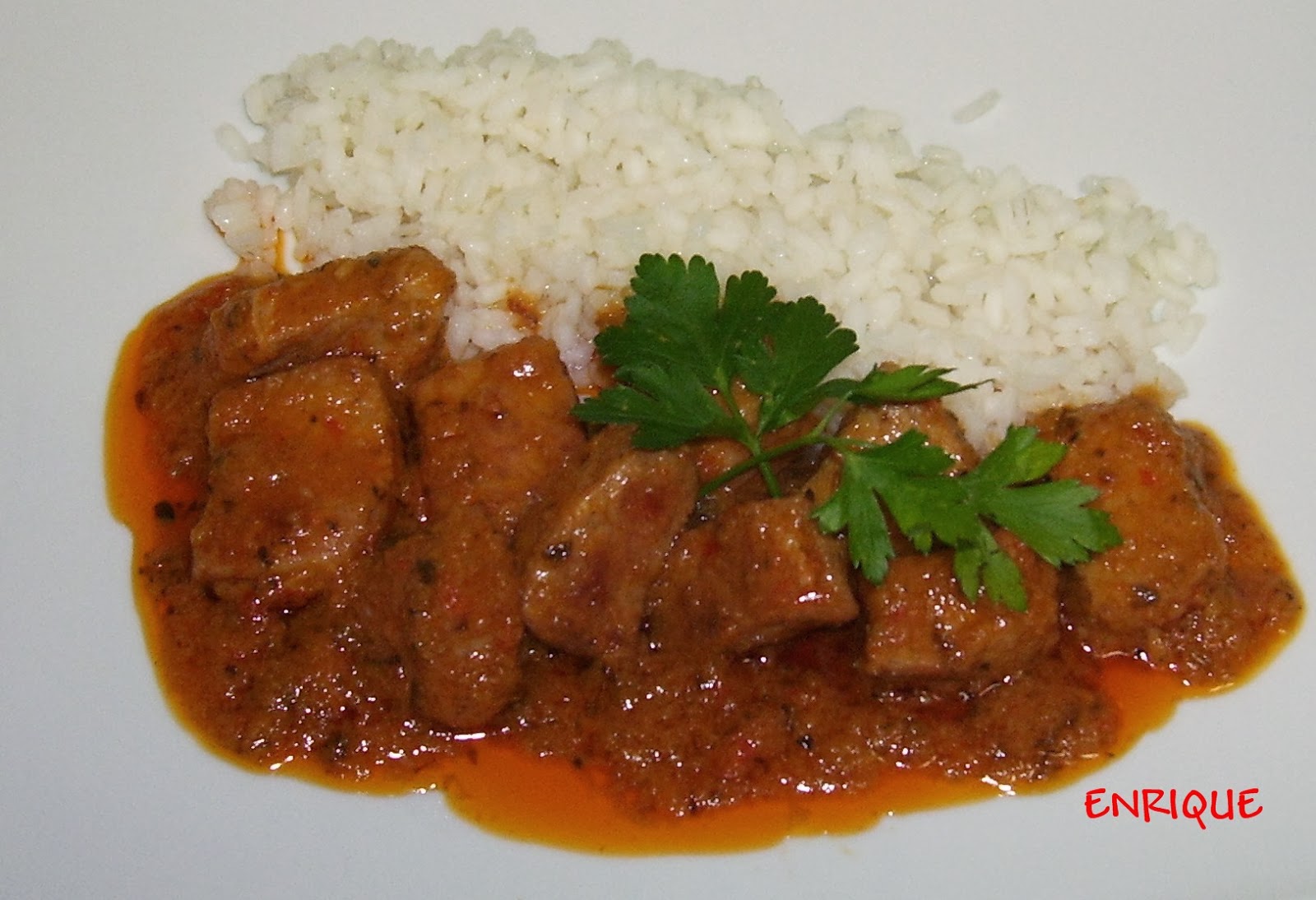 LA COCINA DE ENRIQUE: LOMO DE CERDO GUISADO