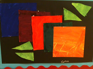 Elfers Art Room: 3rd grade Abstract Art