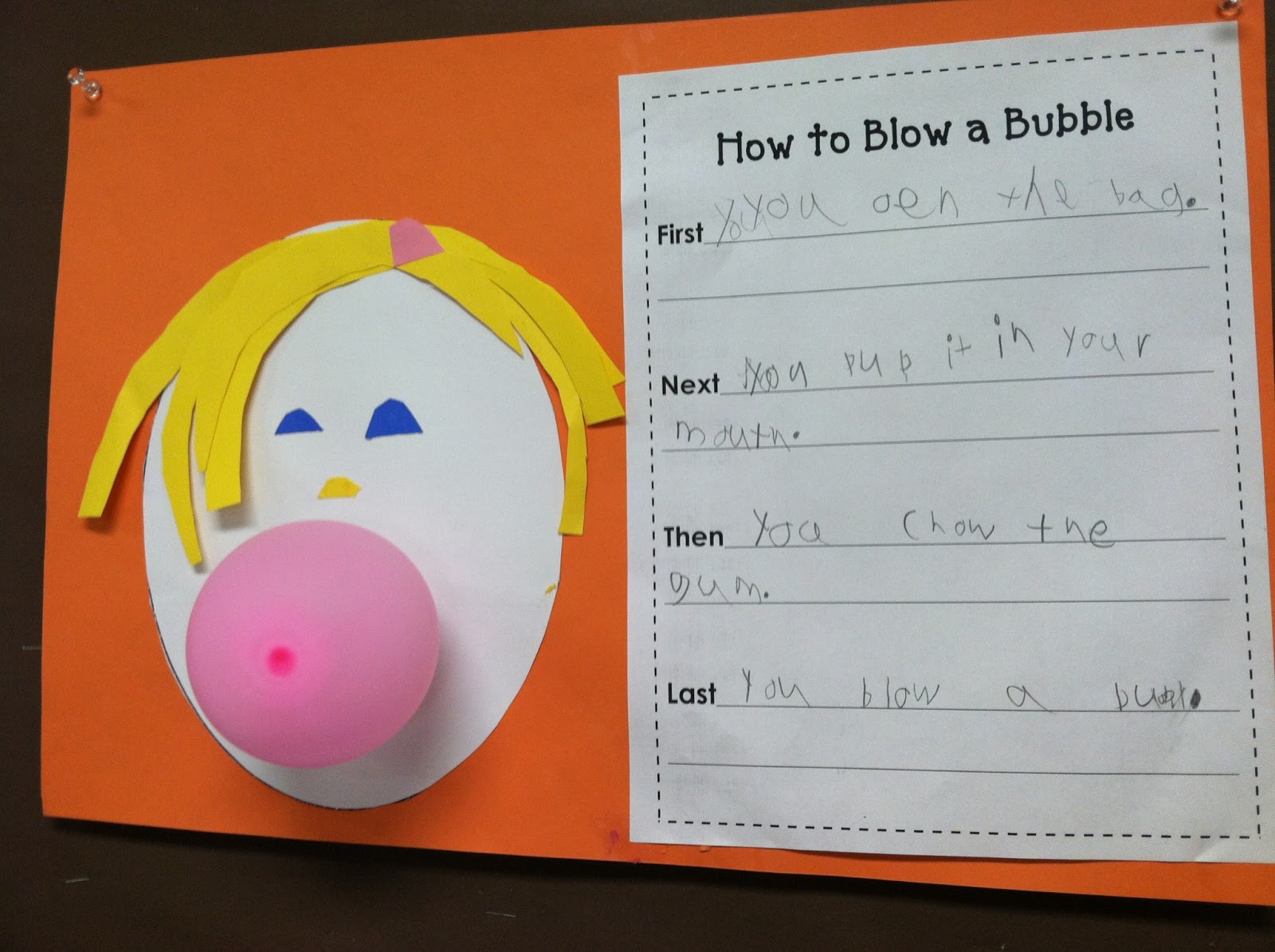 Kindergarten is a Hoot!: How-To Blow a Bubble