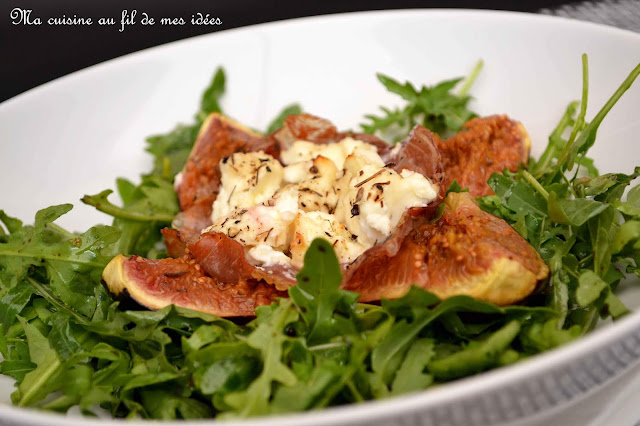 Ma cuisine au fil de mes idées...: Figues rôties à la pancetta, feta et ...