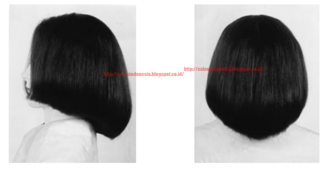 Salon: Pemangkasan Datar dengan Pola Garis Pangkas Diagonal ke Belakang ...