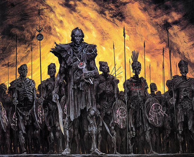 Ilustrações do inferno de Wayne Barlowe ~ Ação Crítica